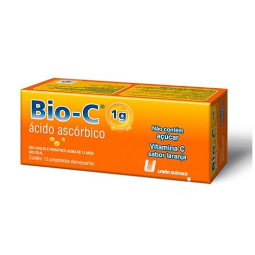 Bio-C Efervecente 10 Comprimidos Sabor Laranja