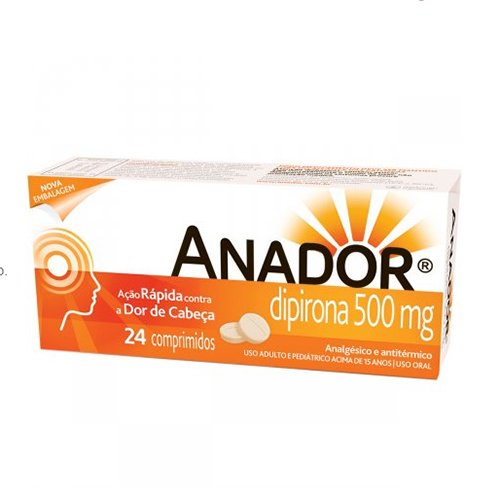 Anador 500mg 24 Comprimidos