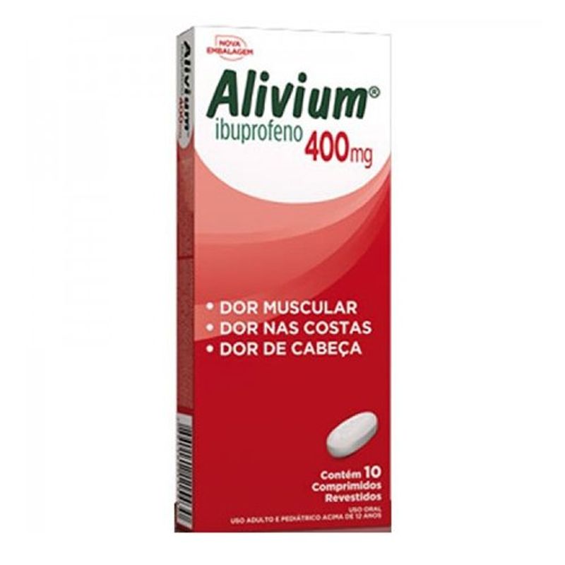 Alivium 400mg 10 Comprimidos Revestidos