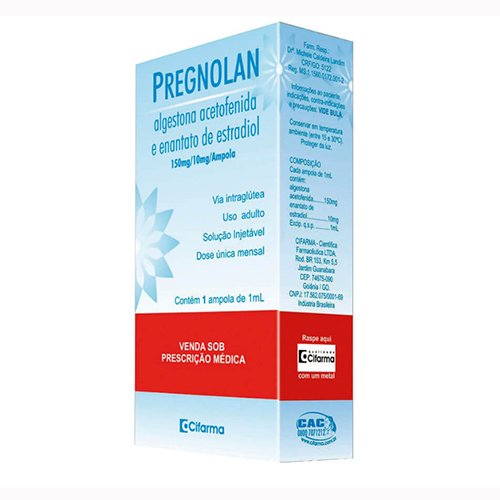Pregnolan 150mg+10mg Solução Injetável