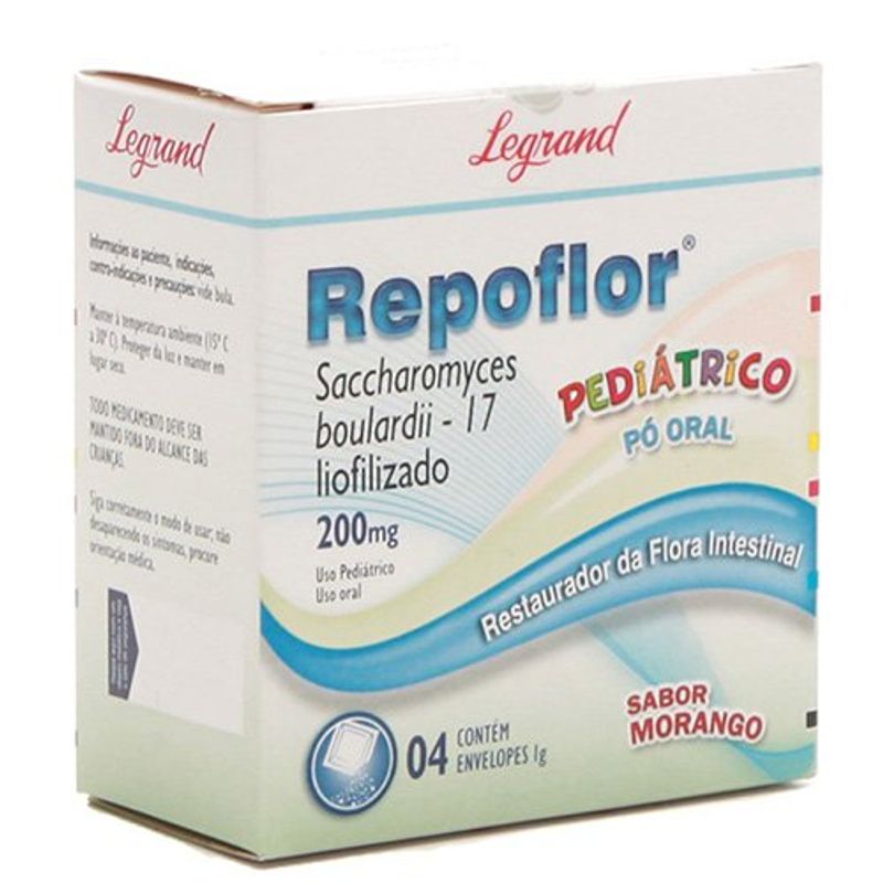 Repoflor 200mg 4 Envelopes de 1g