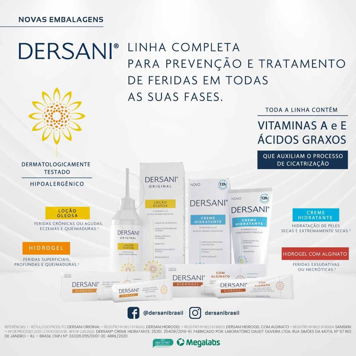Dersani Loção Oleosa 100ml