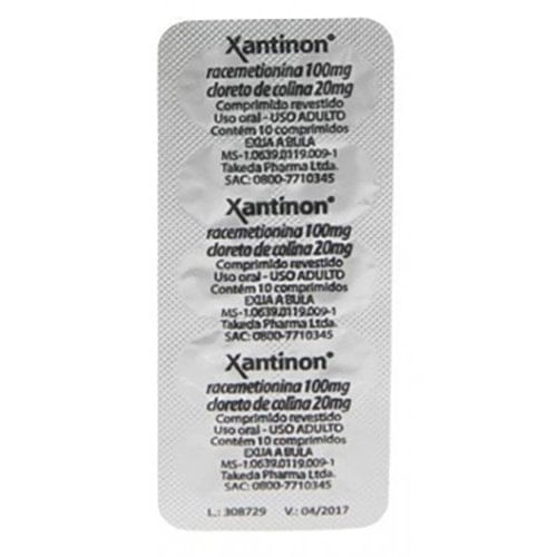 Xantinon 10 Comprimidos Revestidos Takeda Pharma