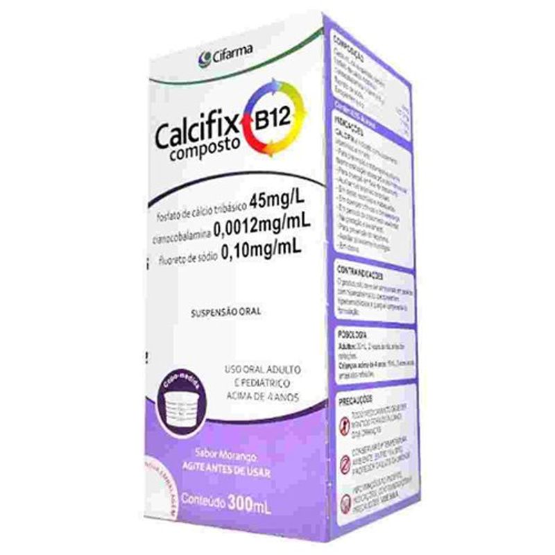 Calcifix Composto B12 Suspensão Oral 300ml + Copo medidor