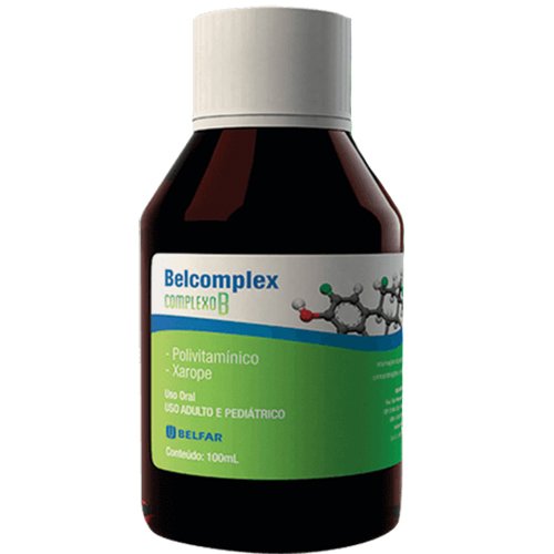 Belcomplex Xarope 100mL Vitaminas Do Complexo B Belfar Similar