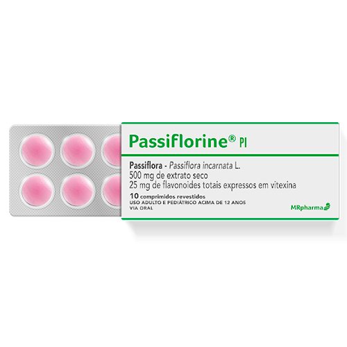Passiflorine PI 500mg 10 Comprimidos Revestidos
