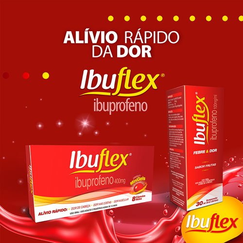 Ibuflex 400mg Caixa Com 8 Cápsulas MolesLegrand Similar