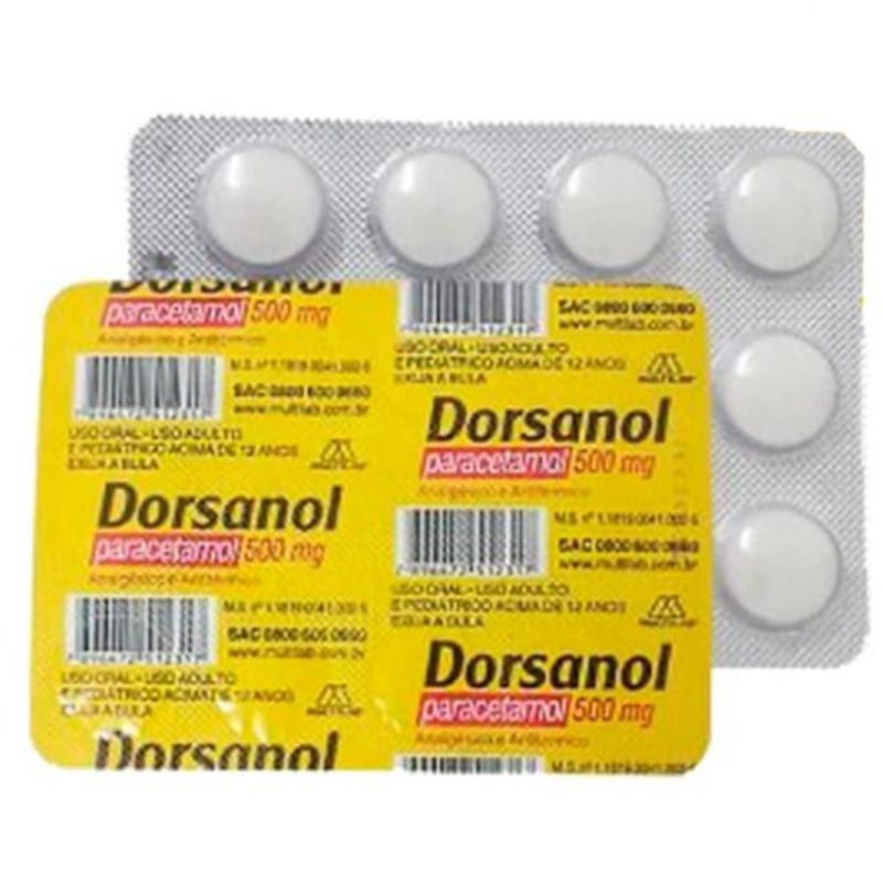 Dorsanol 500mg 10 Comprimidos Multilab