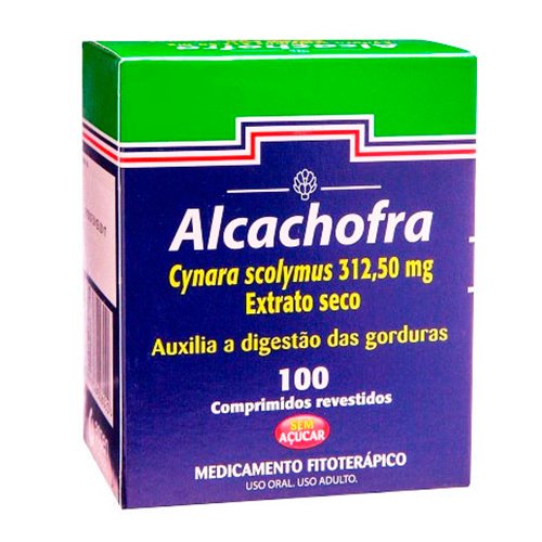 Alcachofra 100 Comprimidos Revestidos