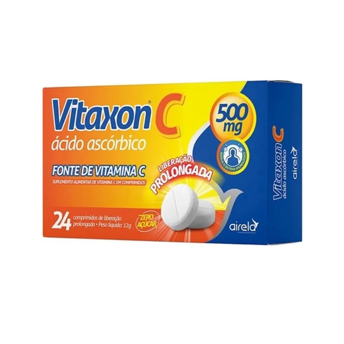 Vitaxon C 500mg 24 Comprimidos de Liberação Prolongada