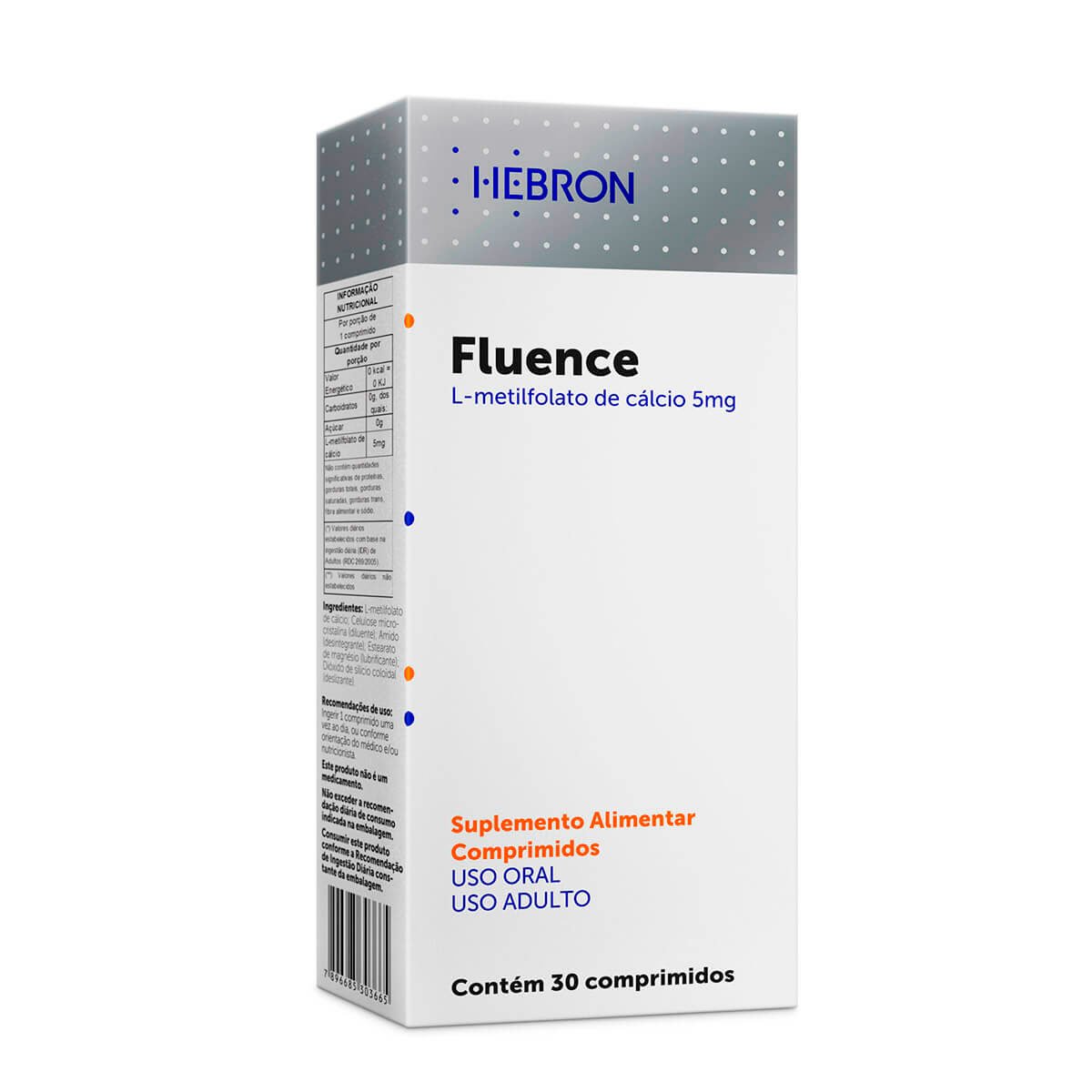 FLUENCE 5mg cx 30 comp ALIMENTO HEBRON OUTROS