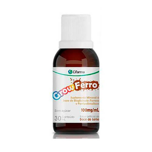 GROW FERRO GTS SABOR DOCE DE LEITE 100ML