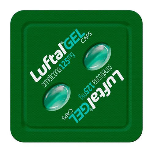 LUFTAL (N.S.) 125mg cx 50 cap gel (emb mult) SIMETICONA RECKITT ...