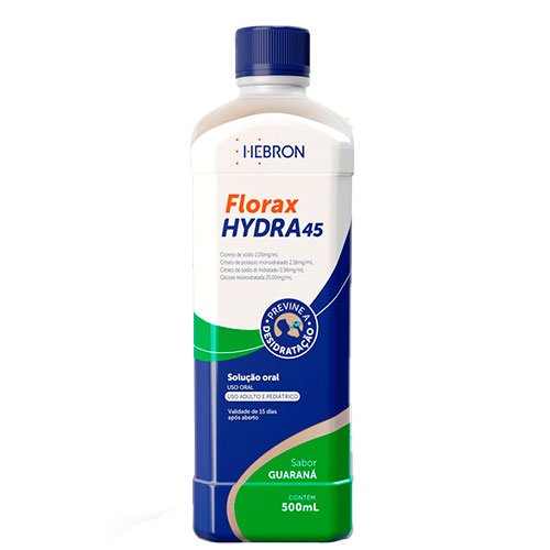 Florax Hydra 45 500mL Sabor Guaraná Hebron