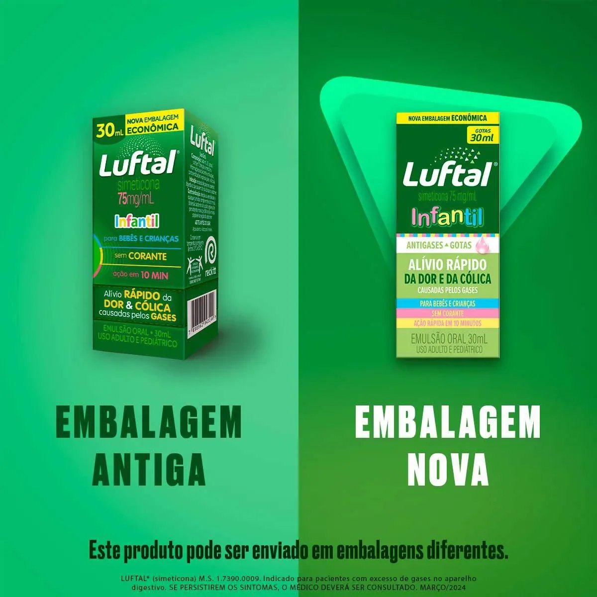 Luftal 75mg 30mL Reckitt Benckiser Referência