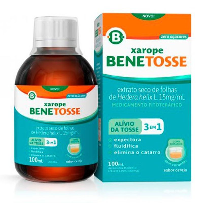 Benetosse 15mg/mL Xarope 100mL +Copo dosador Cosmed