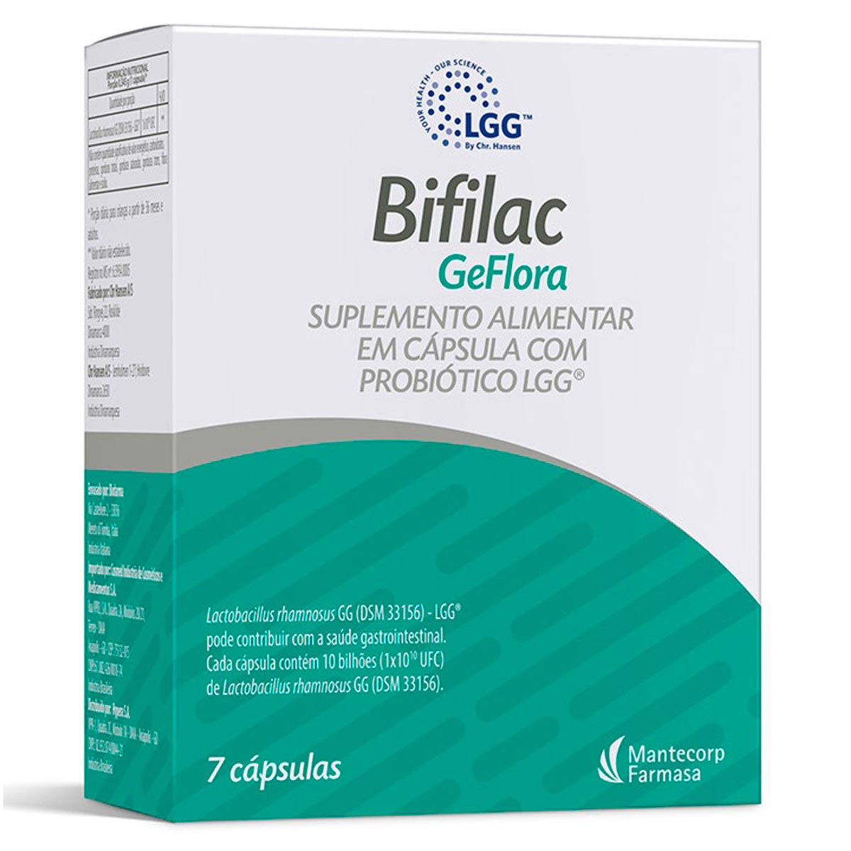Bifilac Geflora 10 Bilhões 7 Cápsulas Mantecorp