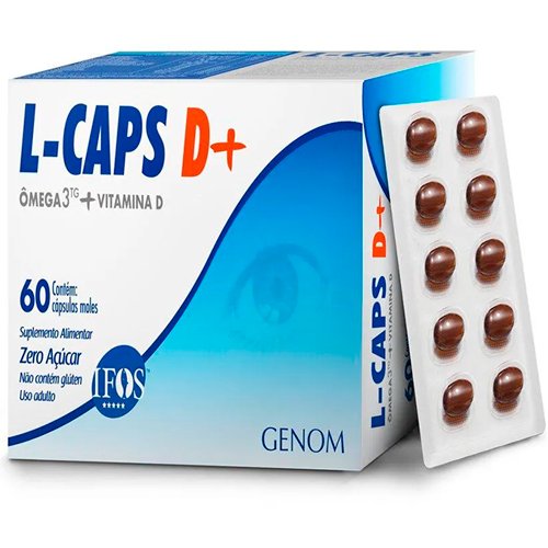 L-caps D+ 60 Cápsulas Genom