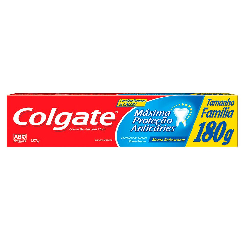 Creme Dental Colgate Máxima Proteção Anticáries Tradicional 180g