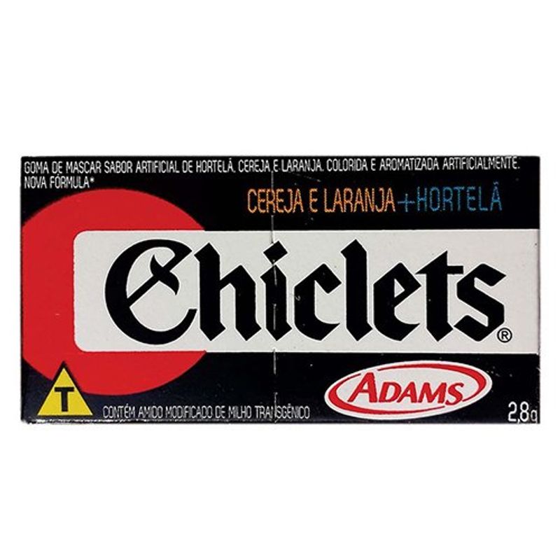 Chiclete Adams Cereja E Laranja