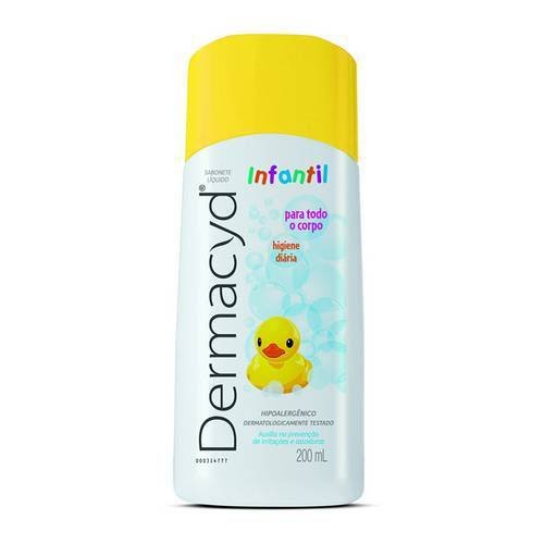 Sabonete Líquido Íntimo Infantil Dermacyd 200ml