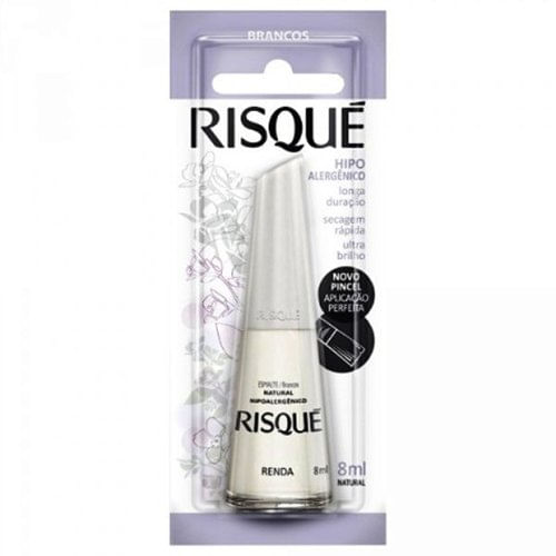 Esmalte Risqué Renda Natural 8ml