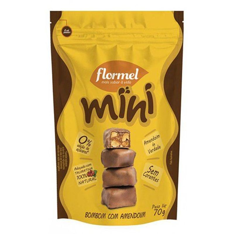 Mini Bombom com Amendoim 70g