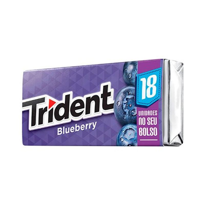 Chiclete Trident Blueberry 36g