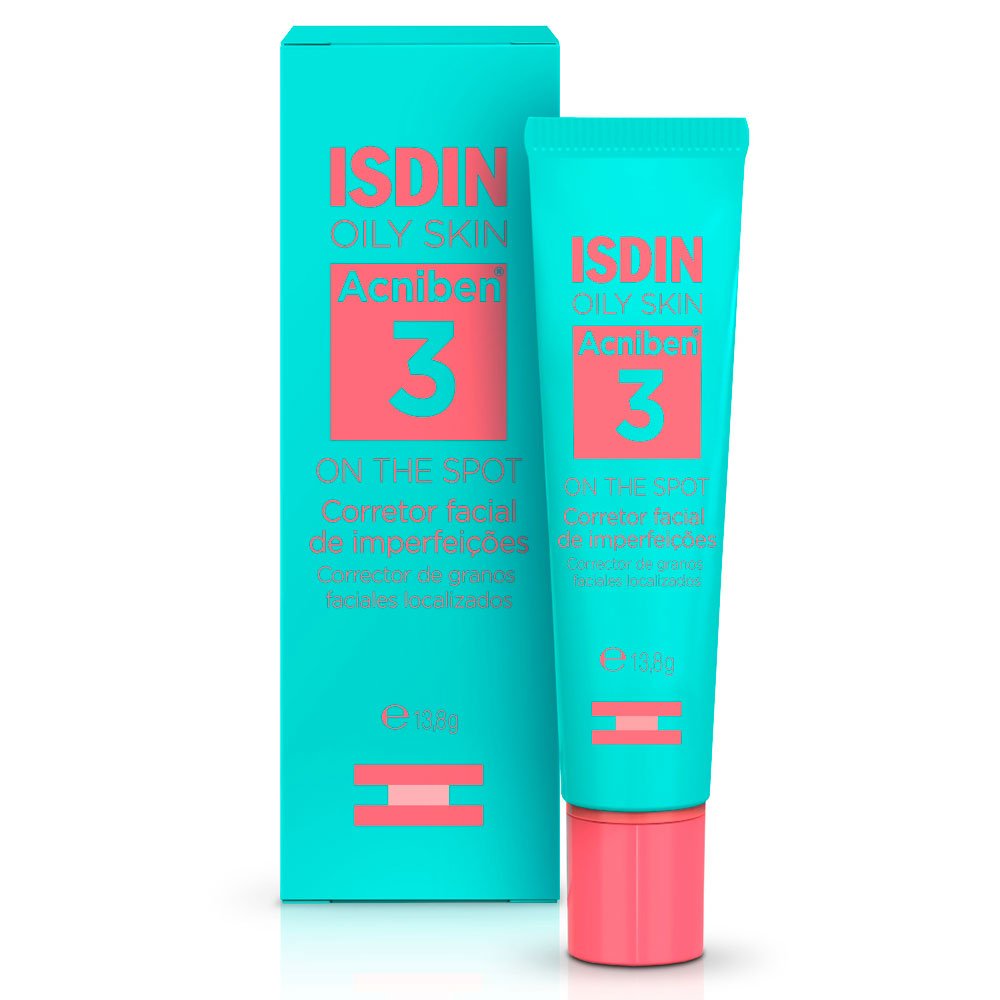 Gel Secativo Isdin Acniben 3 Corretor Facial 13,8g