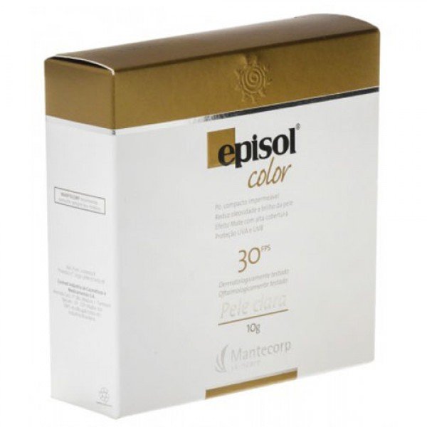Pó Compacto Mantecorp Episol Color Pele Clara FPS 30 10g