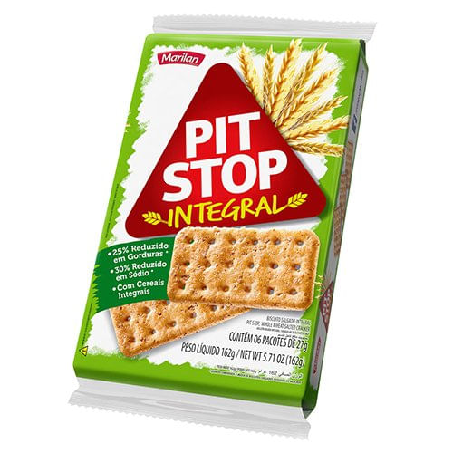 Biscoito Marilan Pit Stop Integral 162g