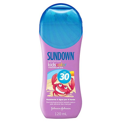 PROTETOR SOLAR JOHNSON&JOHNSON SUNDOWN KIDS UVA FPS30 120ml