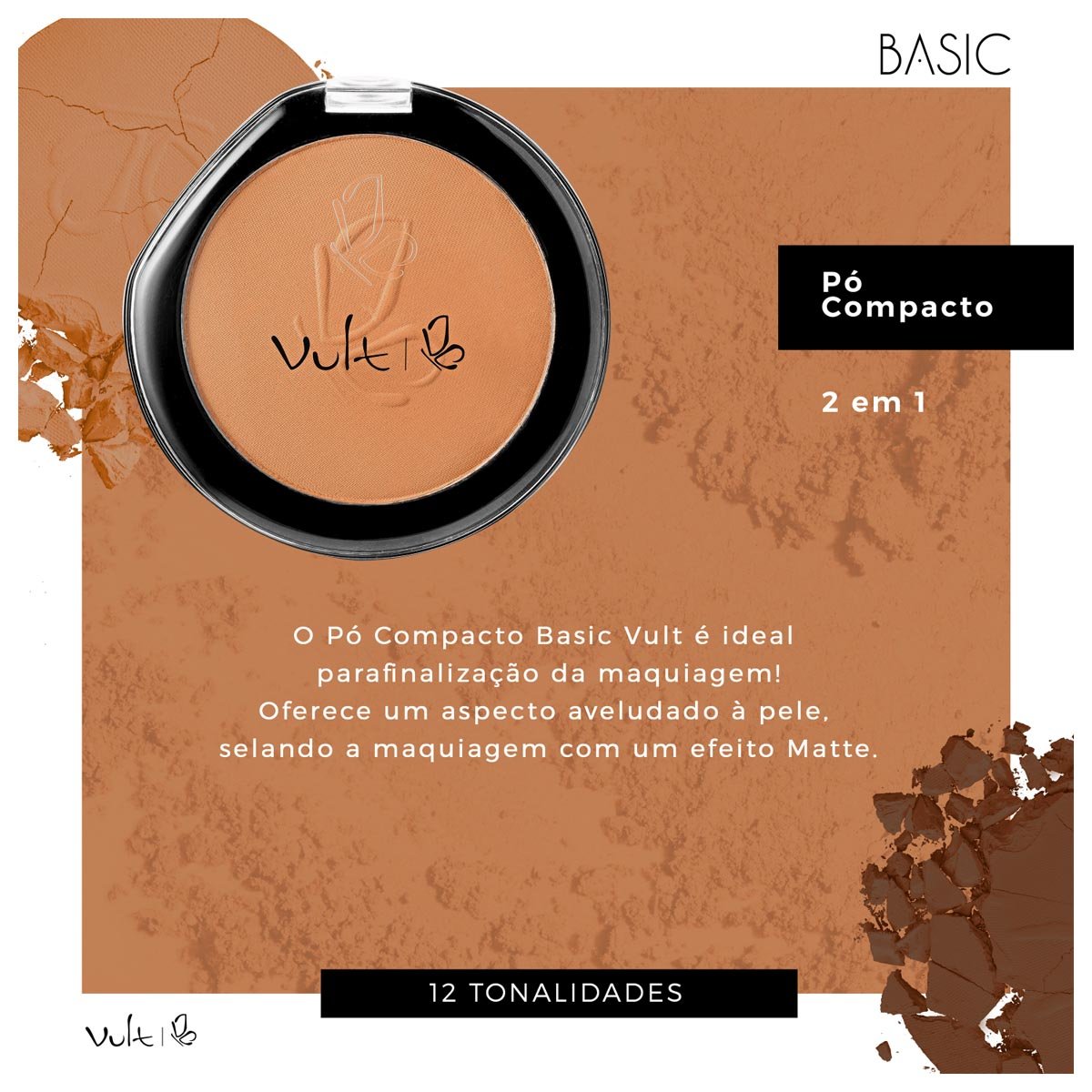 Pó Compacto Vult Basic PC04 9g