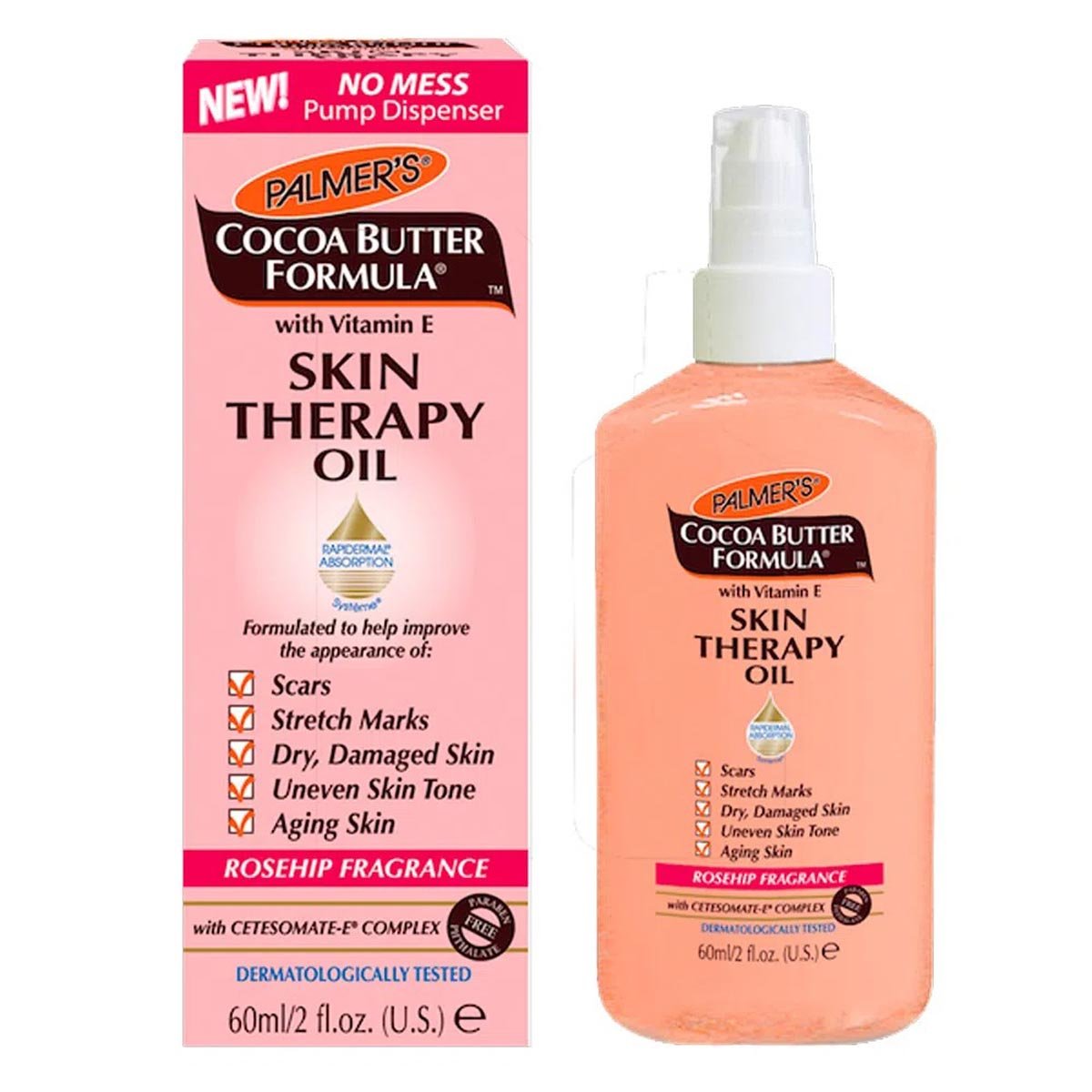 Óleo Cocoa Butter Skin Therapy Rosa Mosqueta 60ml