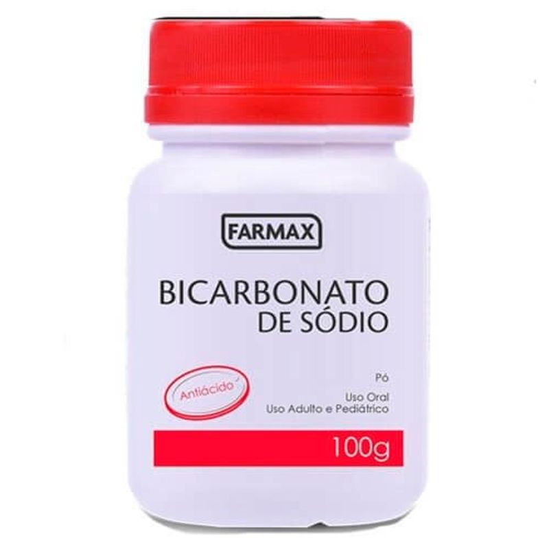 Bicarbonato de Sódio Farmax frasco com 100g