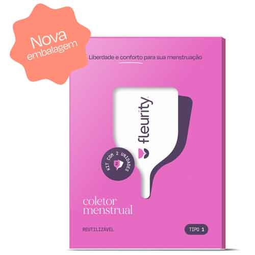 Coletor Menstrual Fleurity Tipo 1 2 Unidades