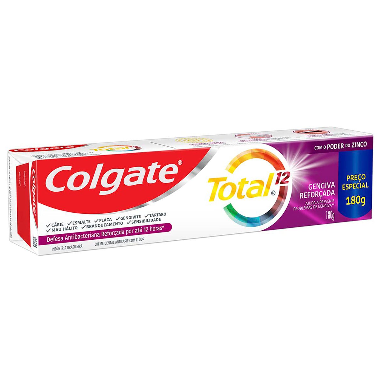 Creme Dental Colgate Total 12 Gengiva Reforçada 180g