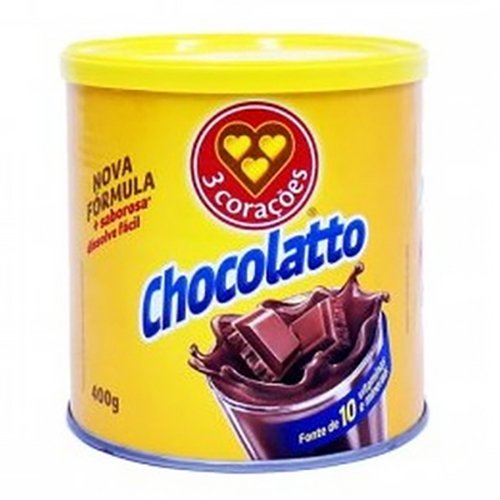 Chocolatto 3 Corações Lata 400g