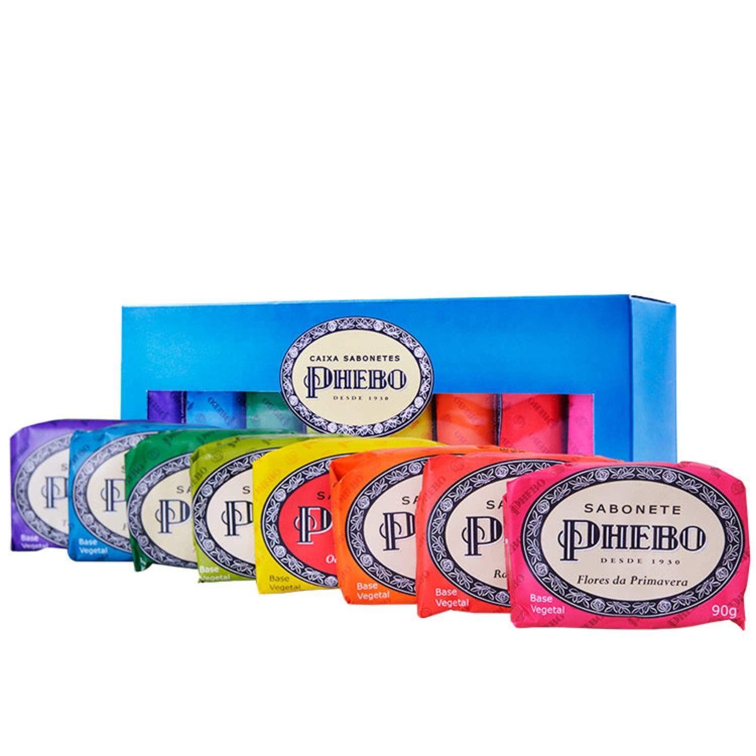 Sabonete Phebo Azul Kit 8Unidades 90g
