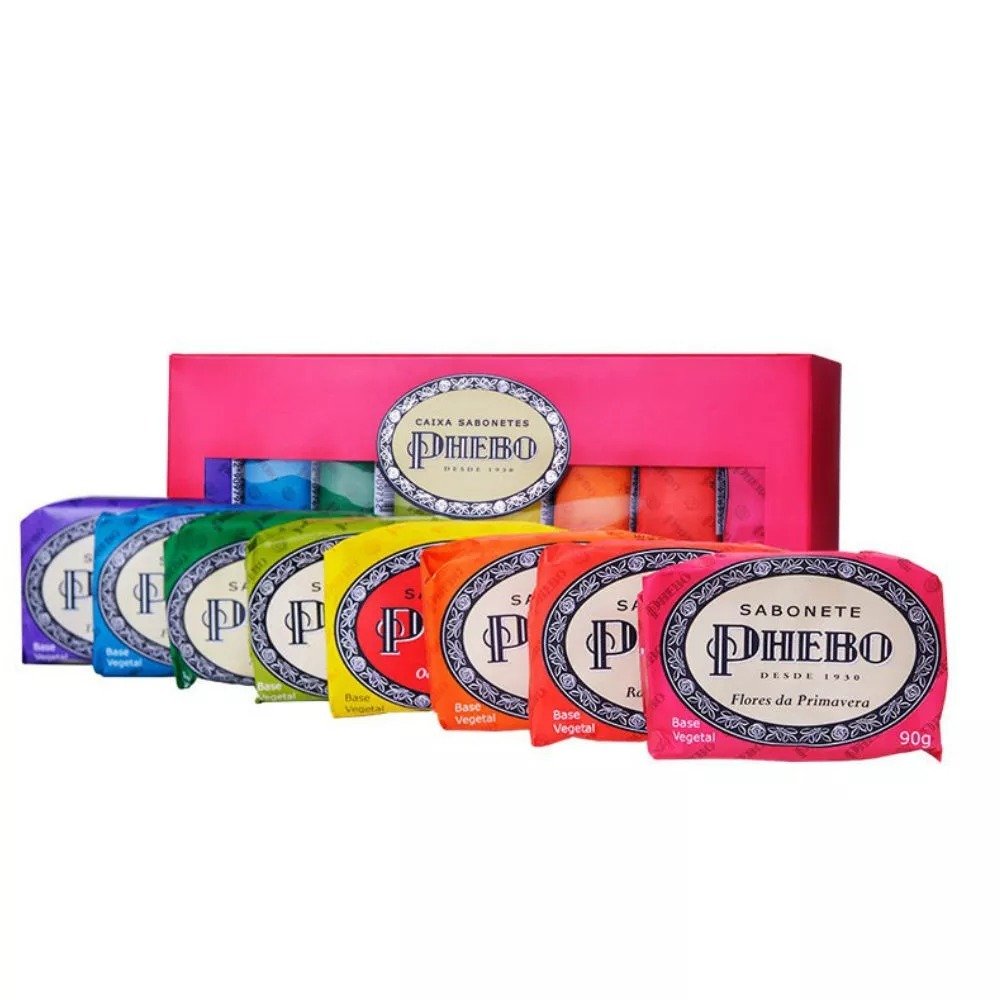 Sabonete Phebo Rosa Kit 8Unidades 90g