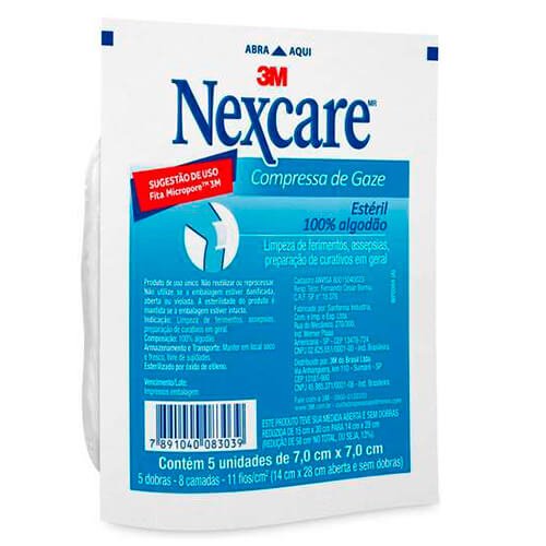 Compressa Gaze Estéril Nexcare 5 unidades