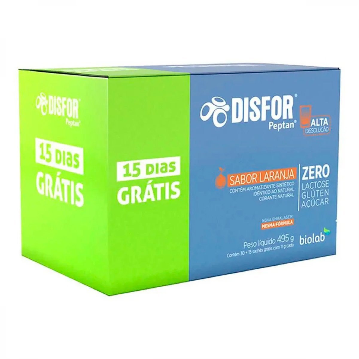 Disfor Laranja 45 Sachês Pó para Suspensão Oral