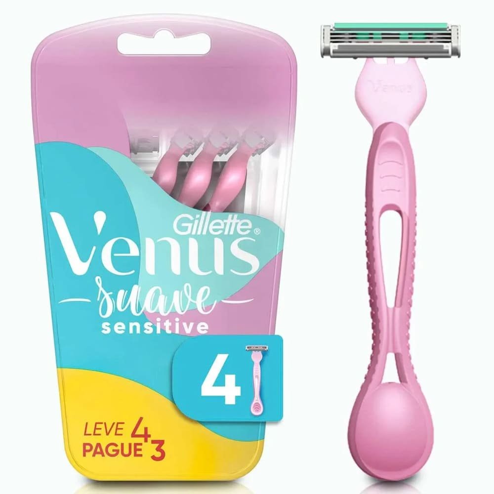 Depilador Gillette Venus Suave Sensitive 4 unidades