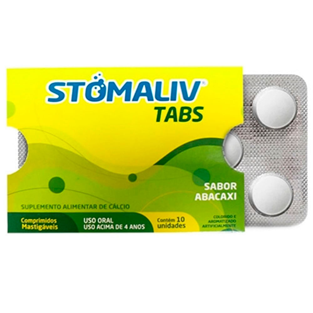 Stomaliv Tabs Display 10 Comprimidos Mastigaveis