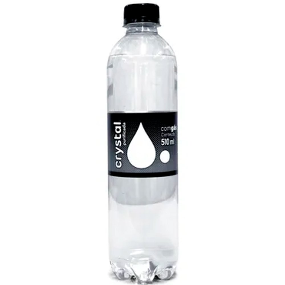 Água Purificada Crystal Com Gás 510ml