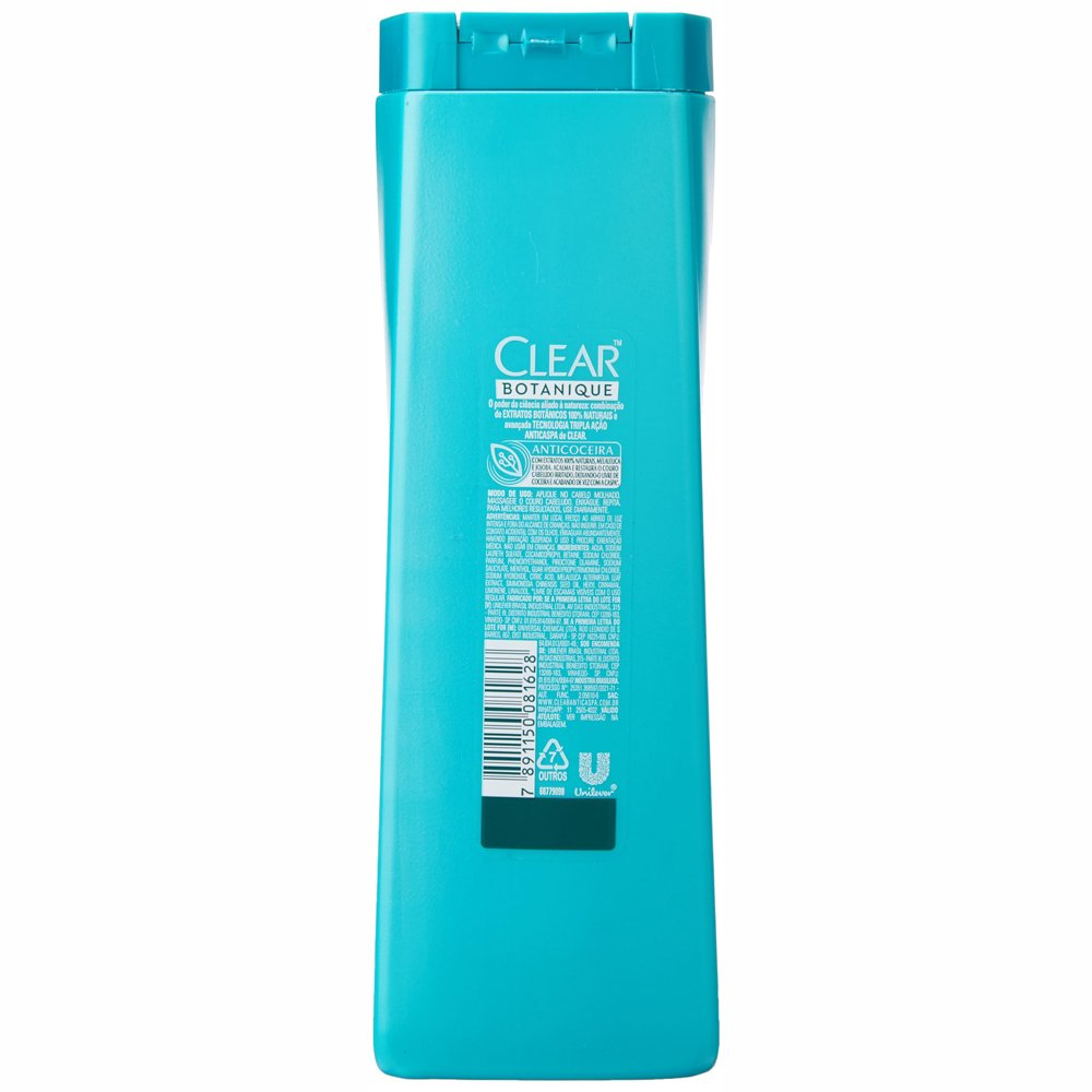 Shampoo Anticaspa Clear Botanique Anticoceira 400ml