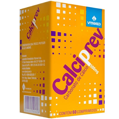 Calciprev 500mg 60 Comprimidos Vitamed