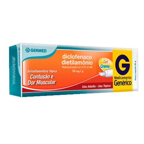 Diclofenaco Dietilamonio 10mg/g Gel 60g Germed Genérico