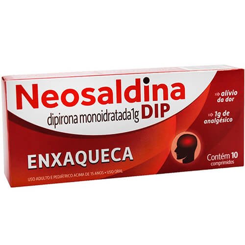 Neosaldina Dip 1g 10 Comprimidos Cosmed