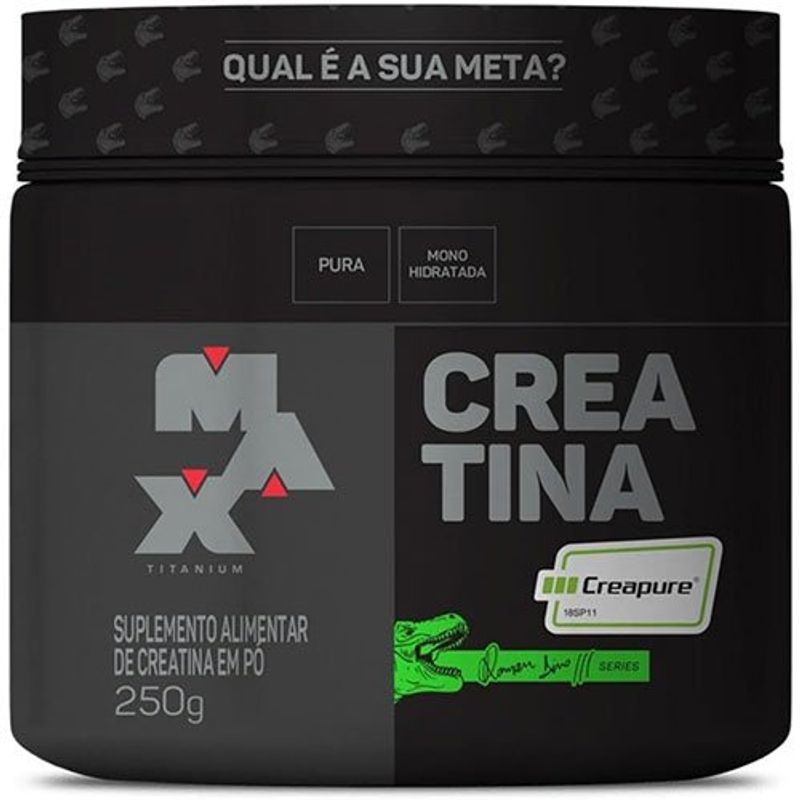 Creatina Pure Creapure Max Titanium Dino 250g
